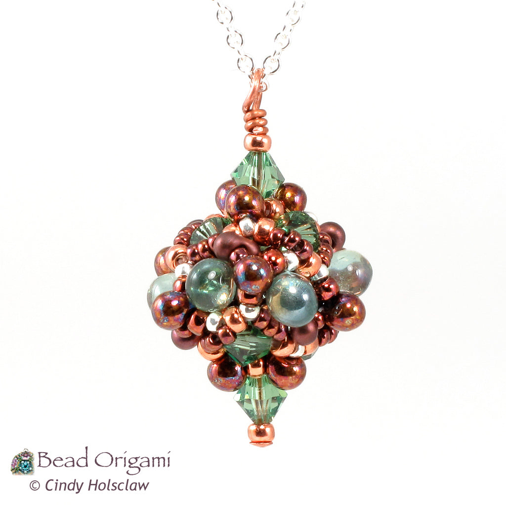 Double Pagoda Beaded Bead – Bead Origami