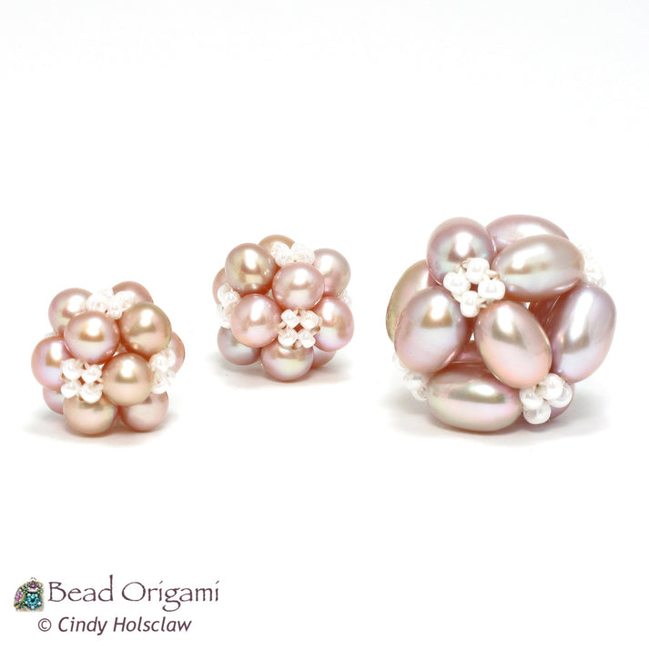 Light Clusters Beaded Bead – Bead Origami