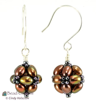 Light Clusters Beaded Bead – Bead Origami