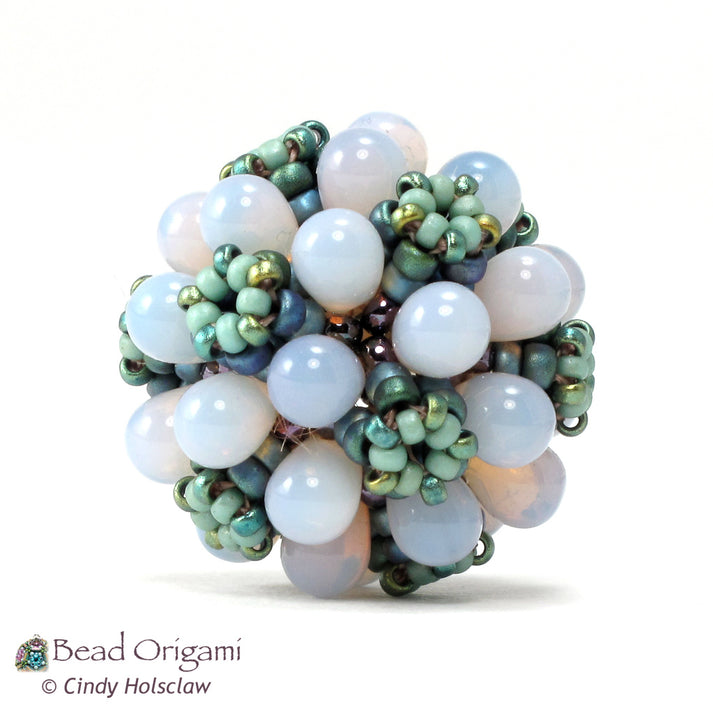 Teardrop Bubbles Beaded Bead – Bead Origami